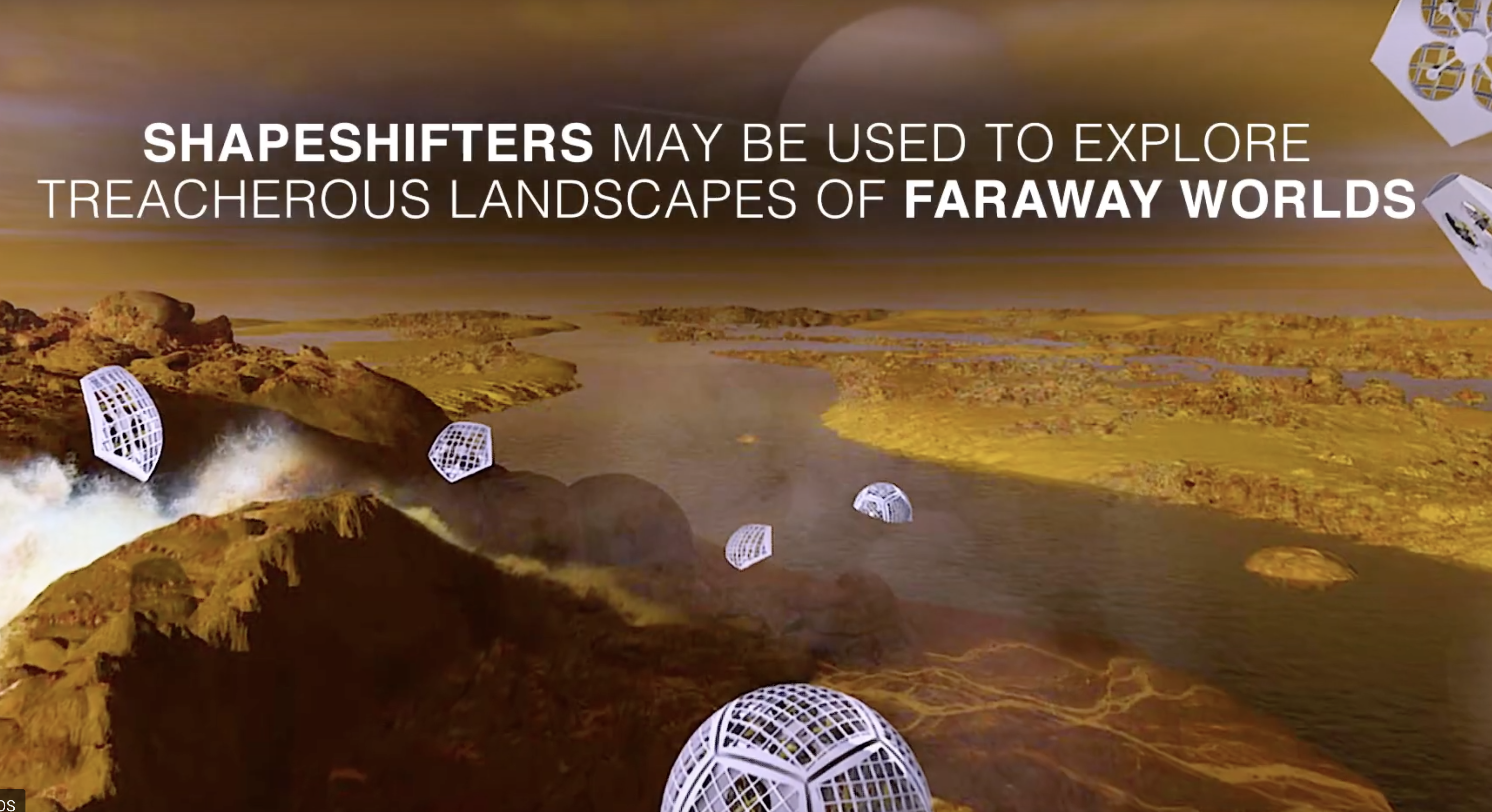 NASA reveals shapeshifting robots to explore meteorological conditions ...