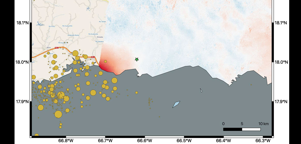 Satellite radar data helps disaster response for Puerto Rico quake ...