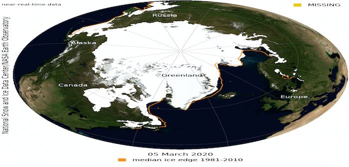Unexceptional Arctic sea ice maximum | Meteorological Technology ... Unexceptional Arctic sea ice maximum | Meteorological Technology ...