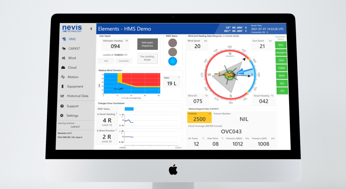 Nevis Technology’s helideck monitoring system achieves CAA ...