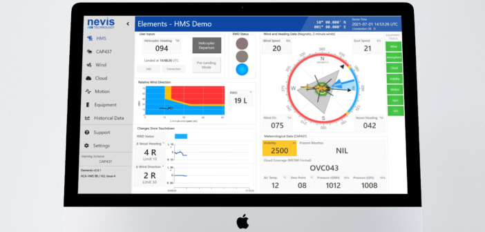 Nevis Technology’s helideck monitoring system achieves CAA ...