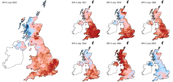 ANALYSIS: Dry UK summer pushes river flows to the brink of 1976 drought ...