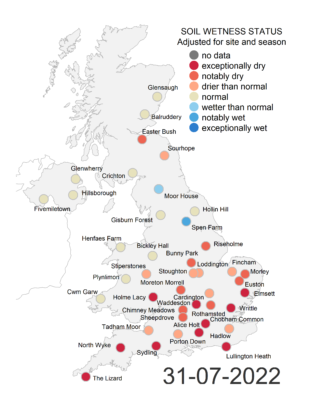 ANALYSIS: Dry UK summer pushes river flows to the brink of 1976 drought ...
