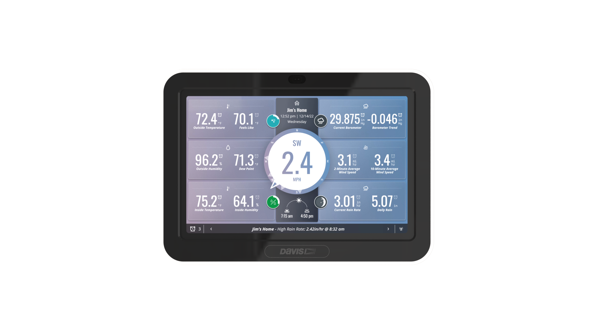 Davis Instruments unveils WeatherLink Console at CES 2023 ...