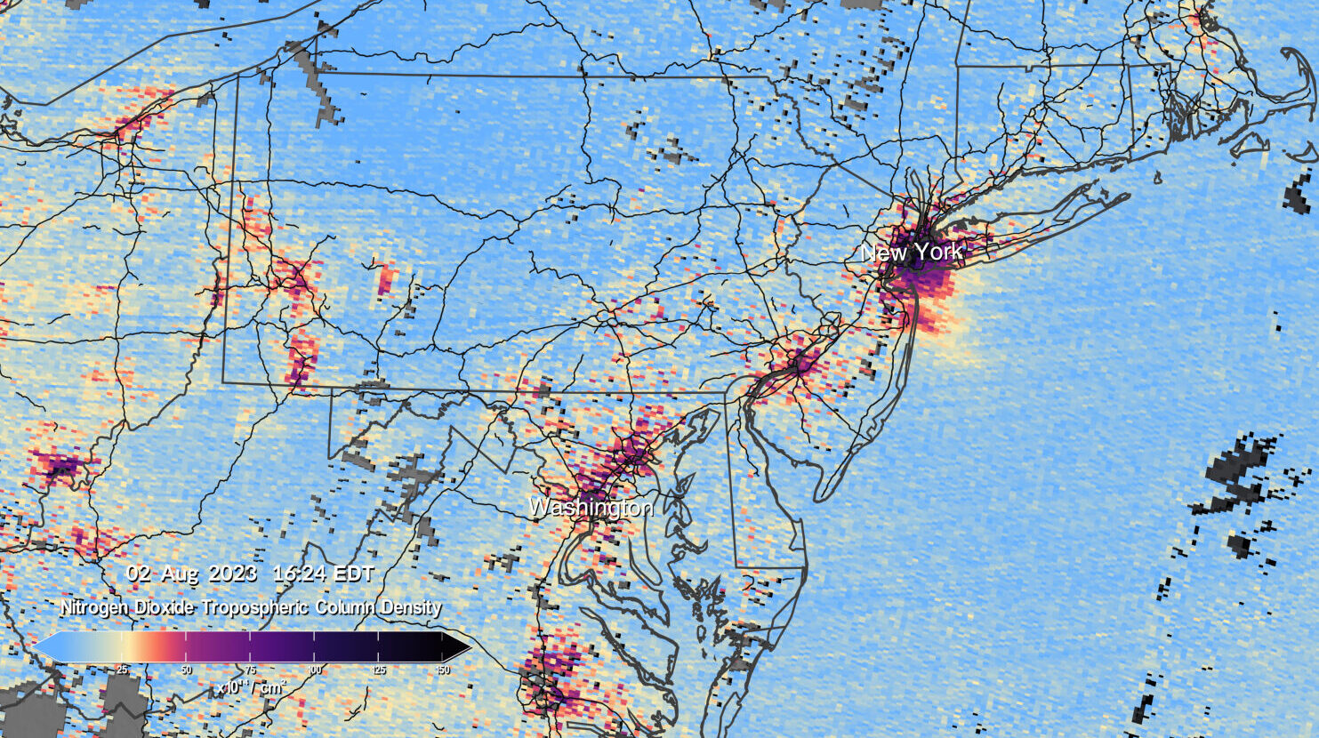 First images from NASA’s TEMPO mission | Meteorological Technology ...