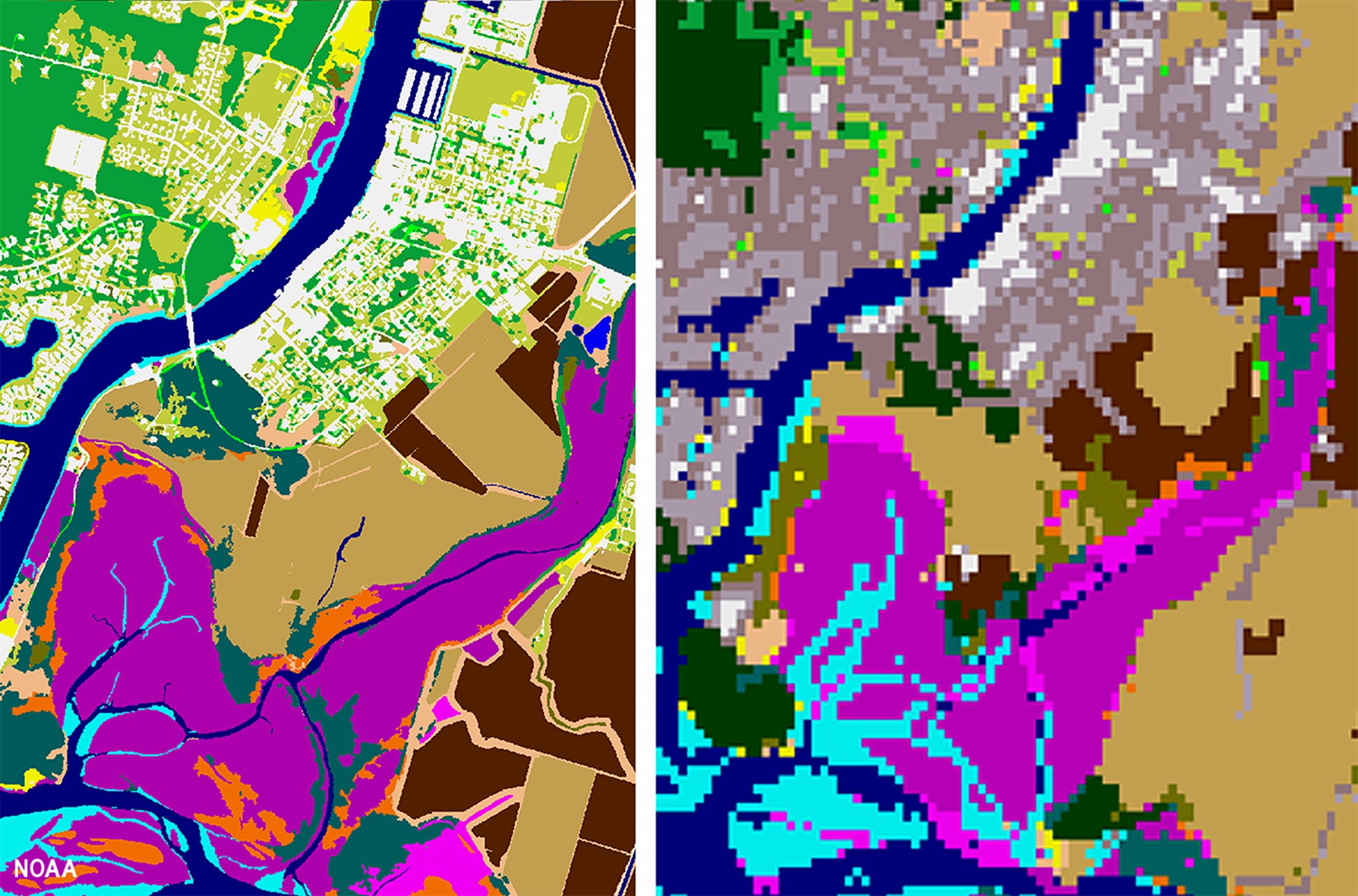 NOAA releases high-resolution land cover data | Meteorological ...