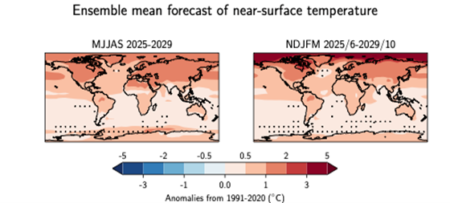 WMO releases Global Annual to Decadal Climate Update report ...